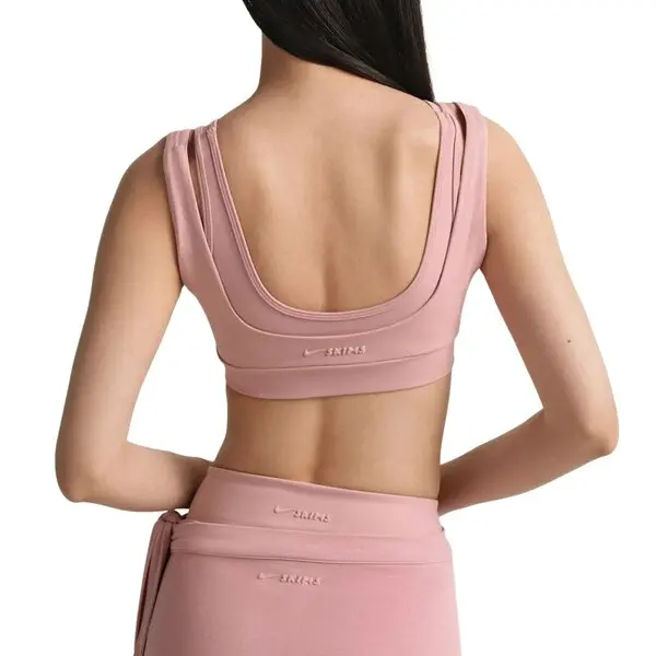 Nike X Skims Matte Double Strap Scoop Bra - Himalayan