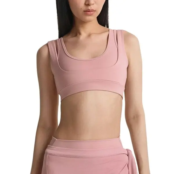 Nike X Skims Matte Double Strap Scoop Bra - Himalayan