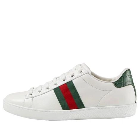 Gucci Ace Crocodile Sneakers - Green