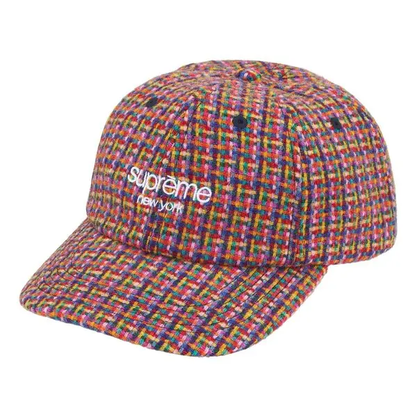 Supreme Fw25 Harris Tweed® 6-panel - Red