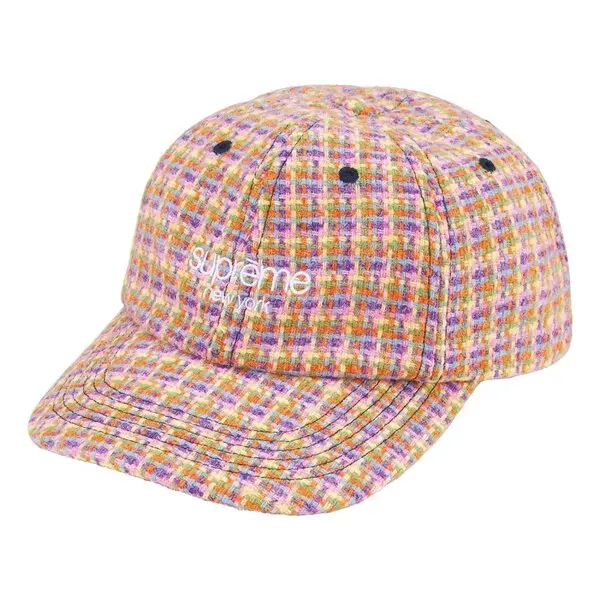 Supreme Harris Tweed® 6-panel Cap - Yellow