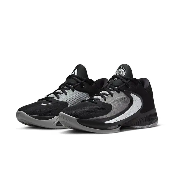 Nike Zoom Freak 4 Basketball Sneakers - Black/white