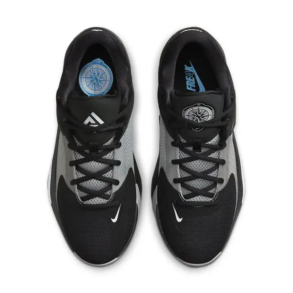 Nike Zoom Freak 4 Basketball Sneakers - Black/white