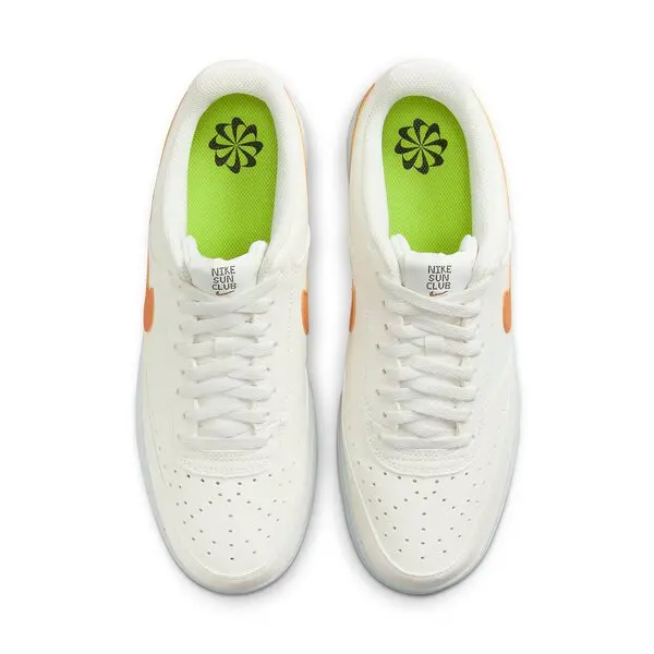 Nike Court Vision Low Next Nature Sneakers - White/orange