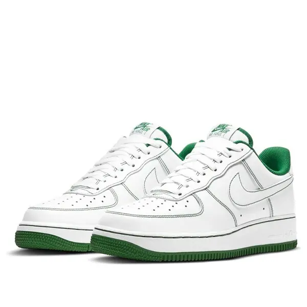 Nike Force 1 '07 "contrast Stitch" Sneakers - White/green