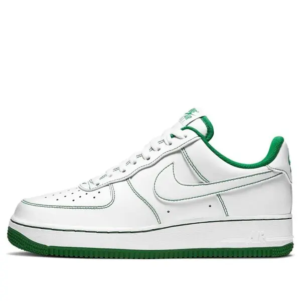 Nike Force 1 '07 "contrast Stitch" Sneakers - White/green
