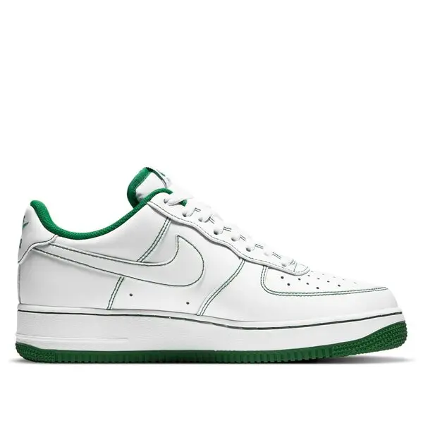 Nike Force 1 '07 "contrast Stitch" Sneakers - White/green
