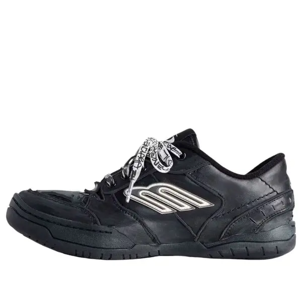 Balenciaga Hamptons Worn-out Sneakers - Black