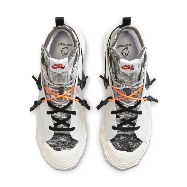Nike Blazer Mid X Readymade 'white Camo - White/gray/black