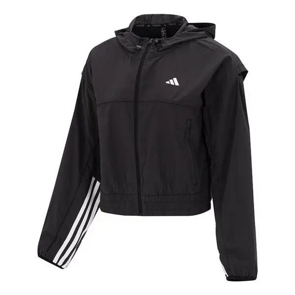 Adidas Hyperglam Windbreaker Jacket - Black