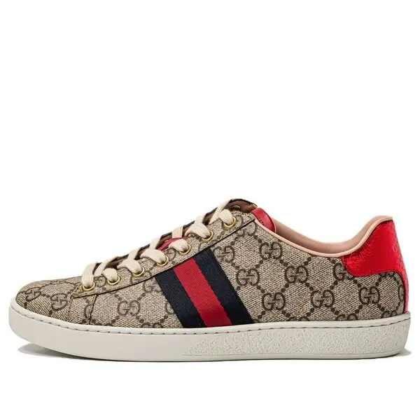 Gucci Ace Gg Supreme Sneakers - Beige/ebony