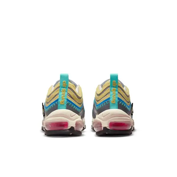Nike Max 97 "air Sprung" Sneakers - Grey/yellow/red
