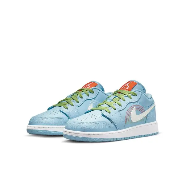 JORDAN 1 Low Se Stitch Sneakers - Blue