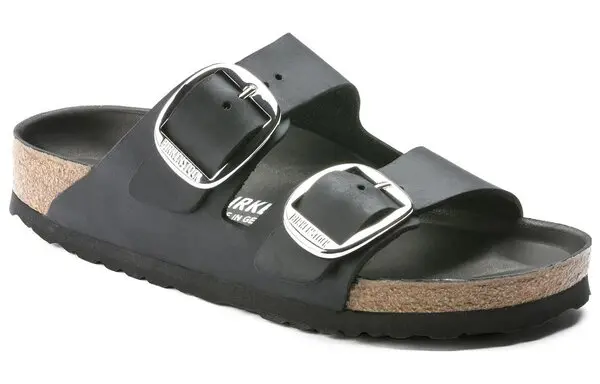 BIRKENSTOCK Arizona Big Buckle Sandals - Black