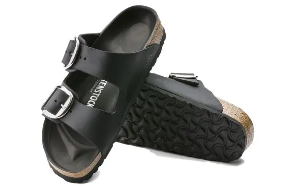 BIRKENSTOCK Arizona Big Buckle Sandals - Black
