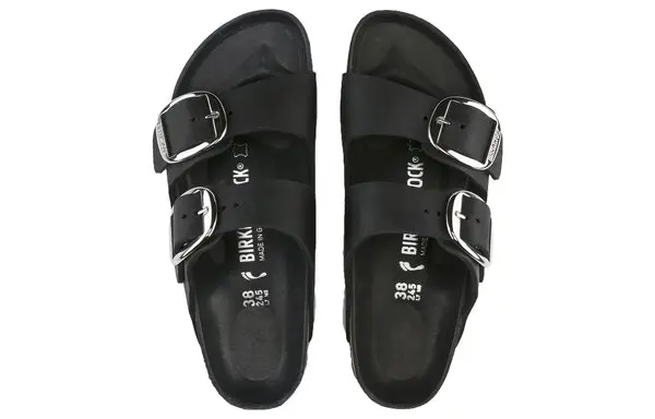 BIRKENSTOCK Arizona Big Buckle Sandals - Black