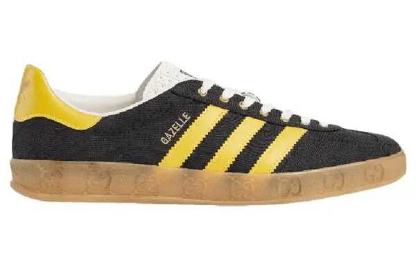 Gucci Adidas X Gazelle Sneakers - Yellow/black