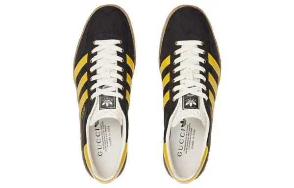Gucci Adidas X Gazelle Sneakers - Yellow/black