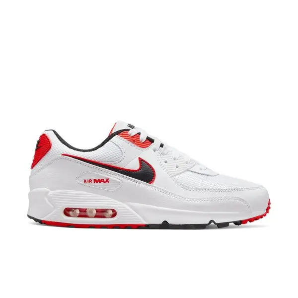 Nike Max 90 Low Top Sneakers - White/red/black