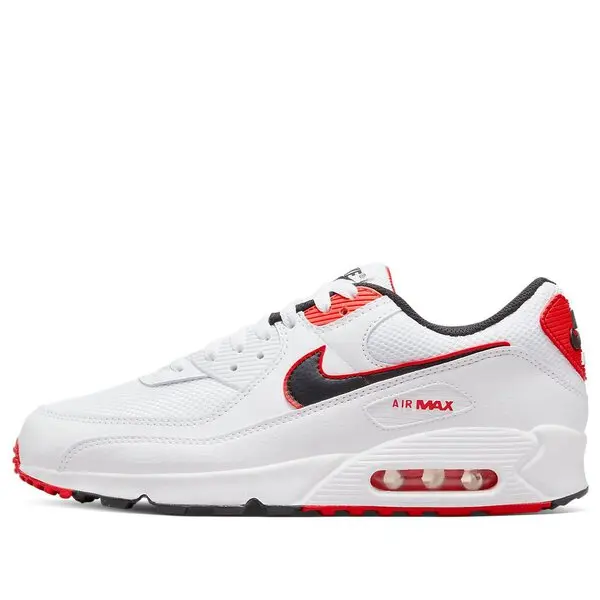 Nike Max 90 Low Top Sneakers - White/red/black