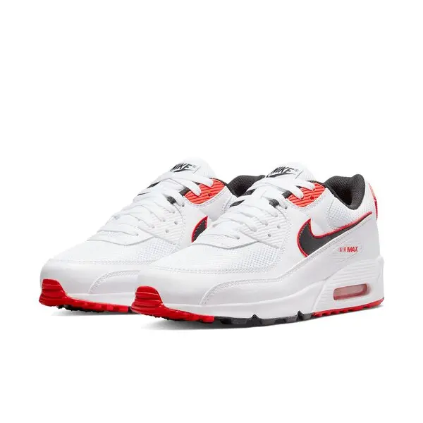 Nike Max 90 Low Top Sneakers - White/red/black