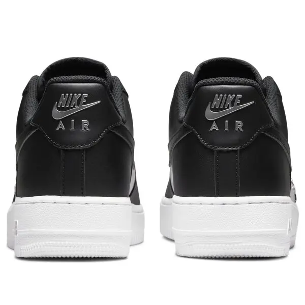 Nike Force 1 '07 Premium "silver Chain" Black - Black/white