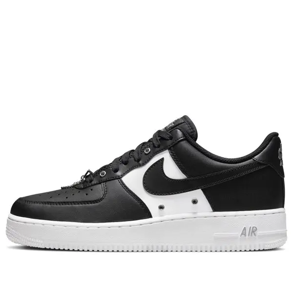 Nike Force 1 '07 Premium "silver Chain" Black - Black/white
