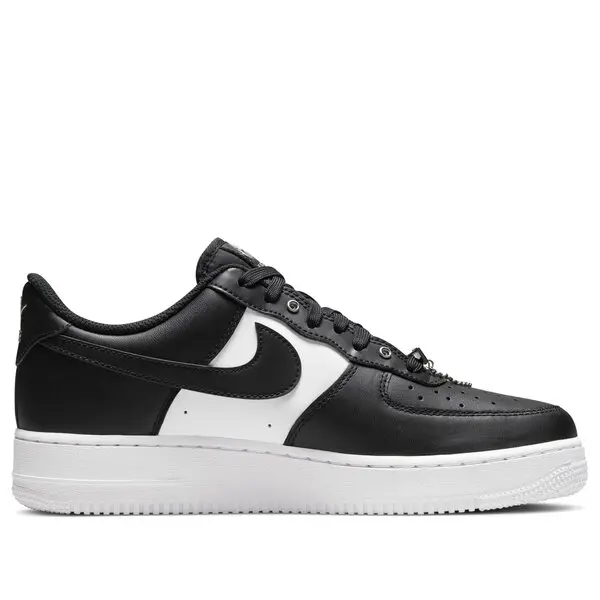 Nike Force 1 '07 Premium "silver Chain" Black - Black/white