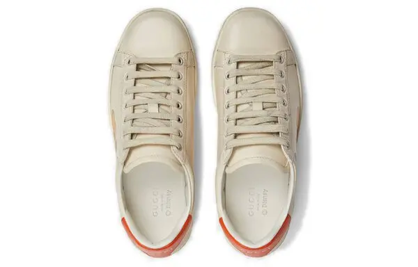 Gucci X Disney Ace Low Top Sneakers - Cream