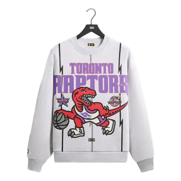 Kith For Nba All-star Toronto Raptors Nelson Crewneck - White