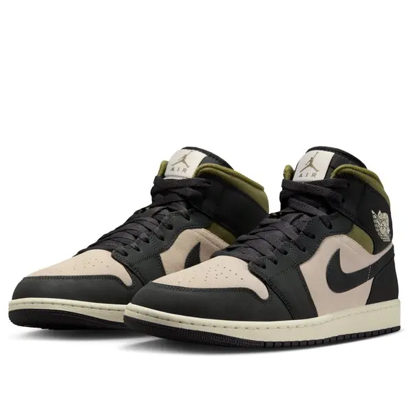 JORDAN 1 Mid Se Sneakers - Light Orewood/brown
