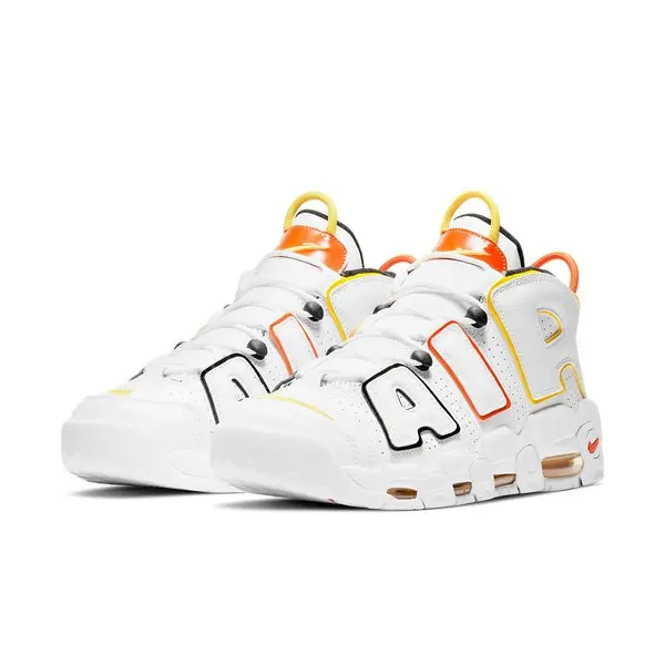 Nike More Uptempo "roswell Raygun - White/blue/yellow