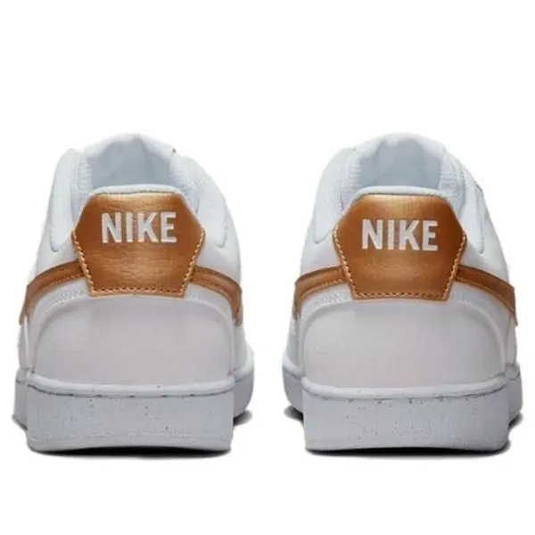 Nike Court Vision Low Next Nature Sneakers - White/gold