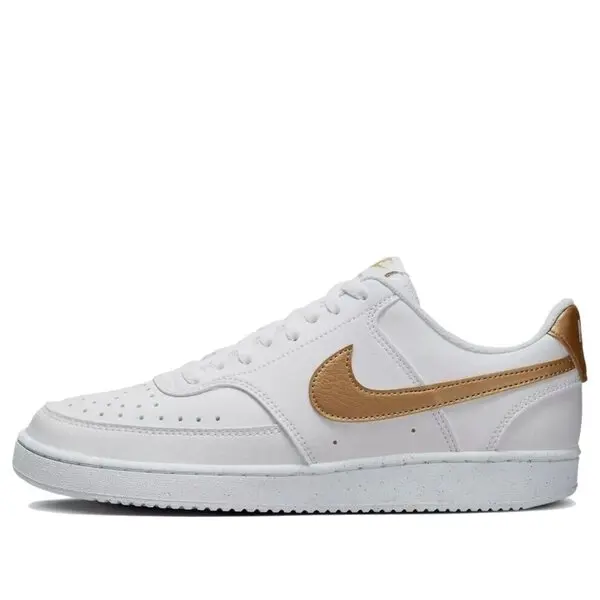Nike Court Vision Low Next Nature Sneakers - White/gold