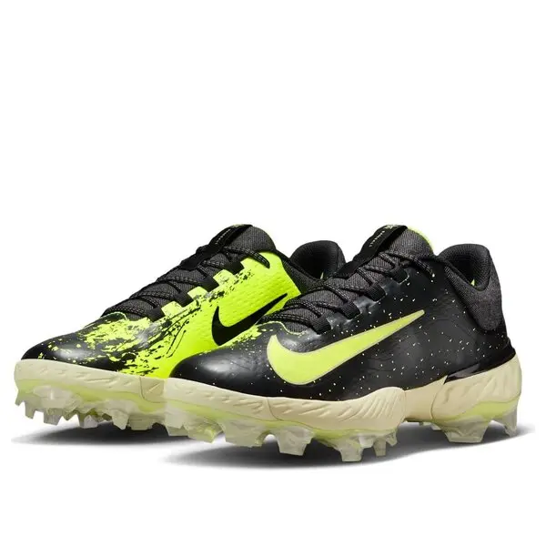 Nike Alpha Huarache Elite 4 Low Mcs '2024 All-star' Fv6096-001 - Black/life Lime/volt