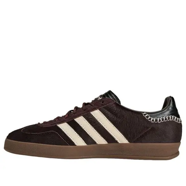 Adidas X Wales Bonner Gazelle Indoor "pony Hair" Sneakers - Brown/black