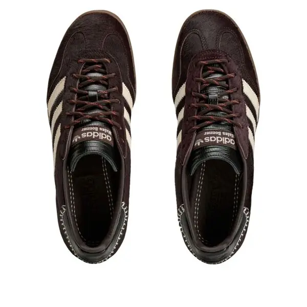 Adidas X Wales Bonner Gazelle Indoor "pony Hair" Sneakers - Brown/black