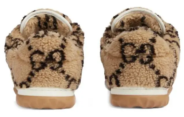 Gucci Mac80 Sneaker Interlocking G Embroidery - Beige/ebony