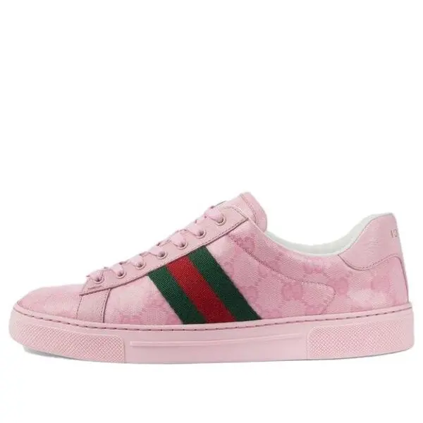 Gucci Ace Sneaker With Web Detail - Pink