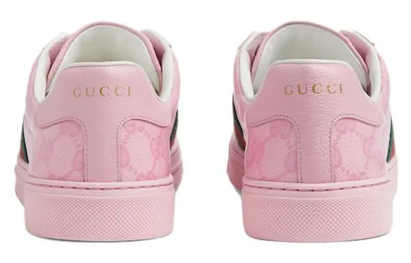 Gucci Ace Sneaker With Web Detail - Pink