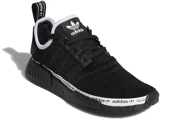 Adidas Nmd_r1 Tape Logo Sneaker - Black