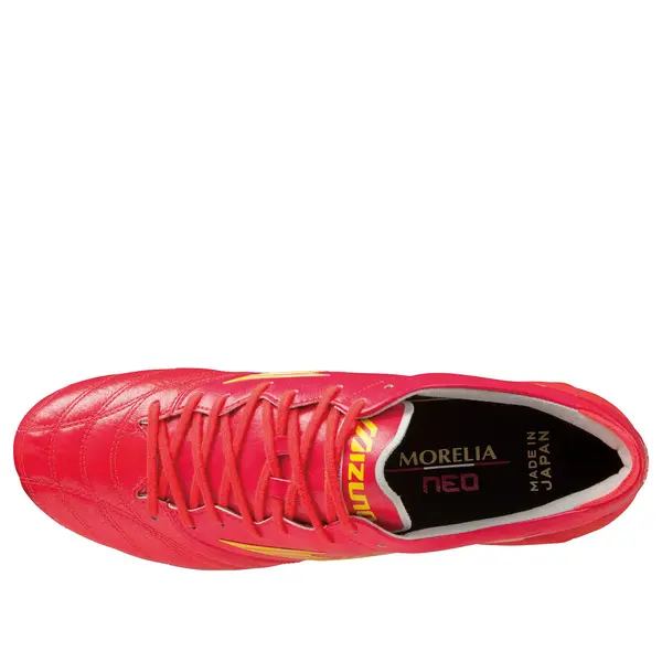 Mizuno Morelia Neo 4 Japan Football Boots - Red/yellow