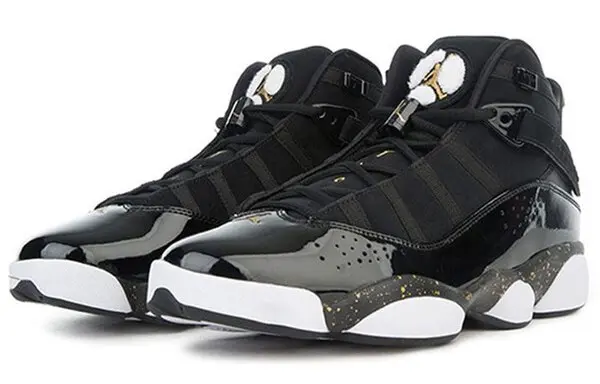 JORDAN 6 Rings Metallic Gold High Top Sneakers