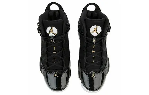 JORDAN 6 Rings Metallic Gold High Top Sneakers