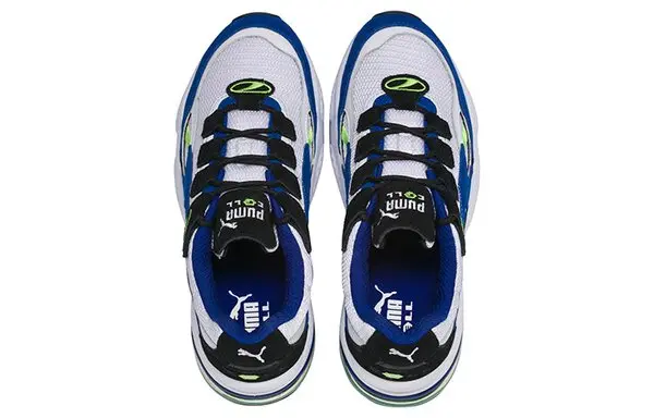 PUMA Cell Venom 'surf The Web' Low Top Sneakers - Whitegreenblue