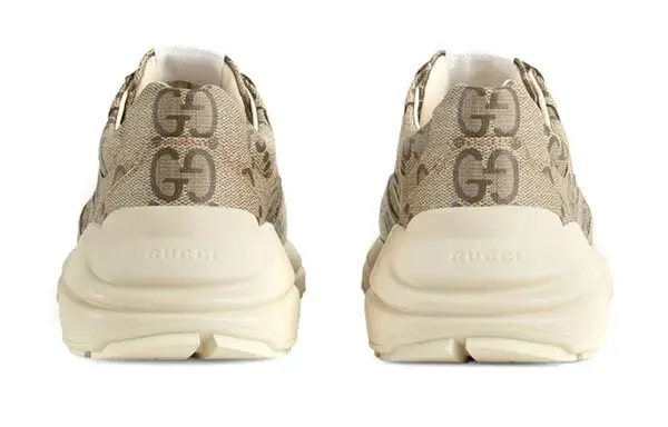 Gucci Rython 100 Monogram Sneakers - Beige