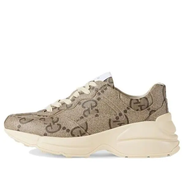 Gucci Rython 100 Monogram Sneakers - Beige