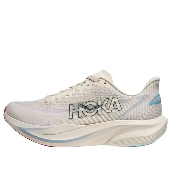 Hoka One One Mach Athletic Sneakers - Alabaster/soaring Blue