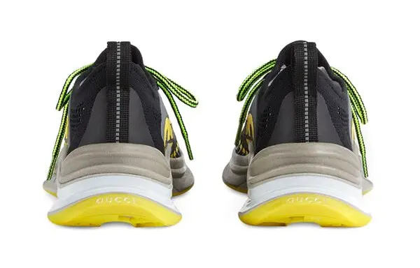 Gucci Run Sneaker - Black/yellow