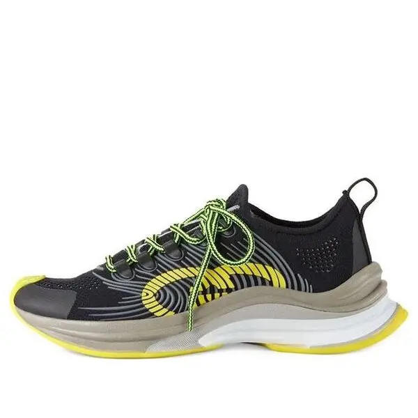 Gucci Run Sneaker - Black/yellow